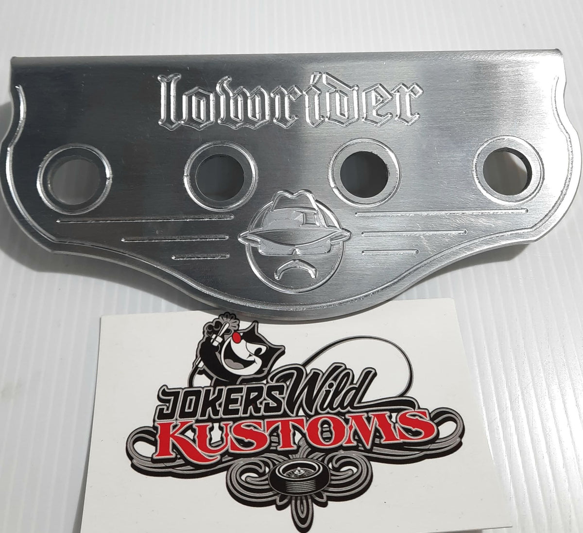 lowrider switch plate – Jokers Wild Kustoms